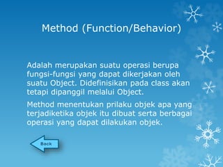 Pemograman berorientasi objek | PPTX