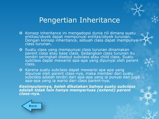 Pemograman berorientasi objek | PPTX