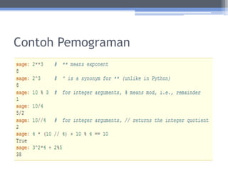 Pemograman sage | PPTX