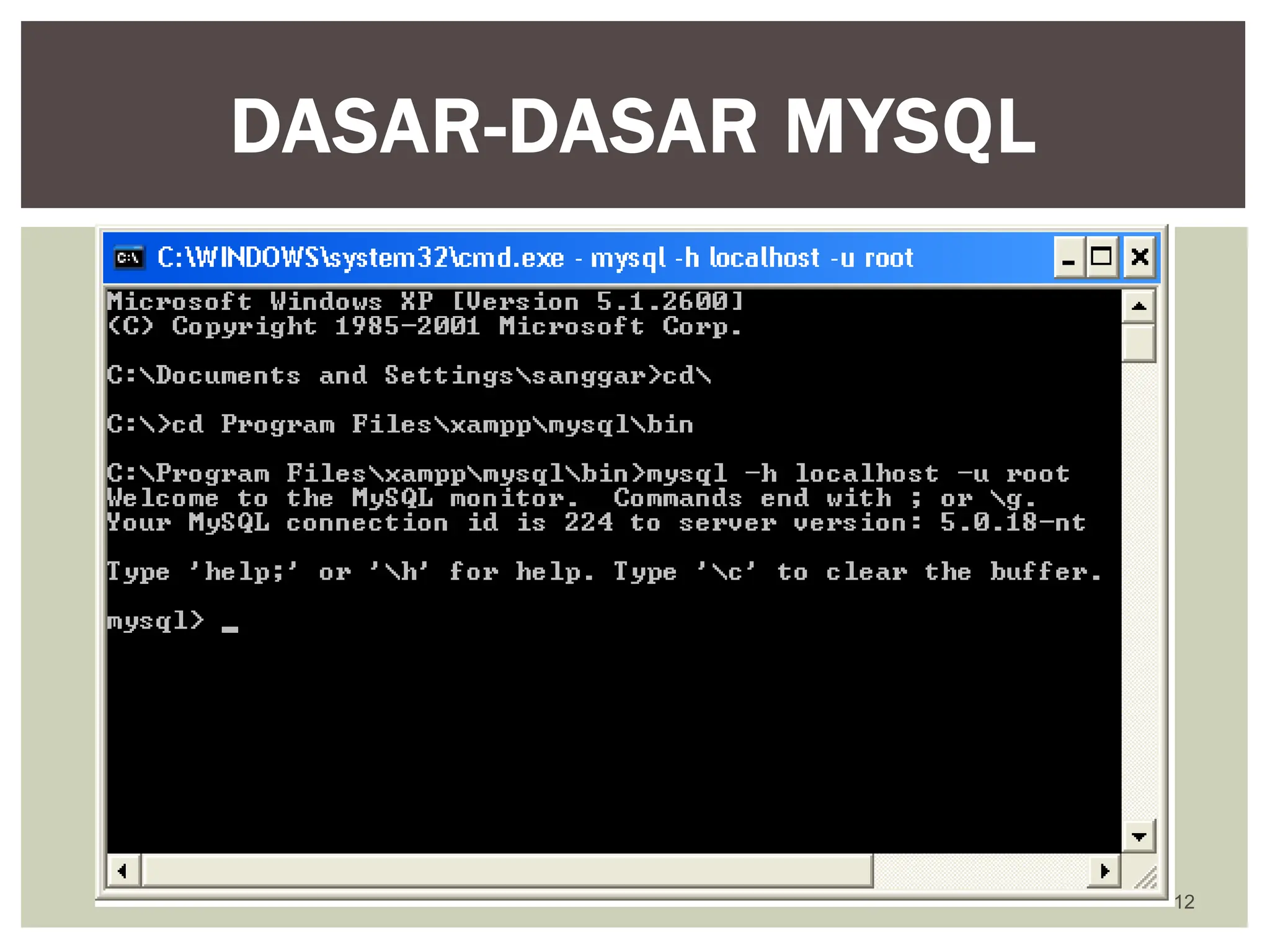 Pemograman Web PHP Pertemuan 9 Judul Database.pdf