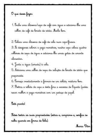 P e M - pega monstros | PDF