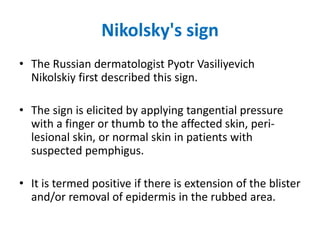 Pemphigus Disorders of skin | PPT