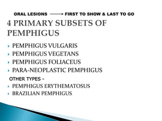 Pemphigus and Pemphigoid | PPTX