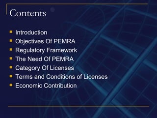 PEMRA REGULATION | PPT