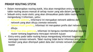 Pemrograman Konsep Routing | PPTX