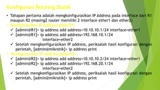 Pemrograman Konsep Routing | PPTX