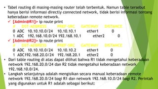 Pemrograman Konsep Routing | PPTX
