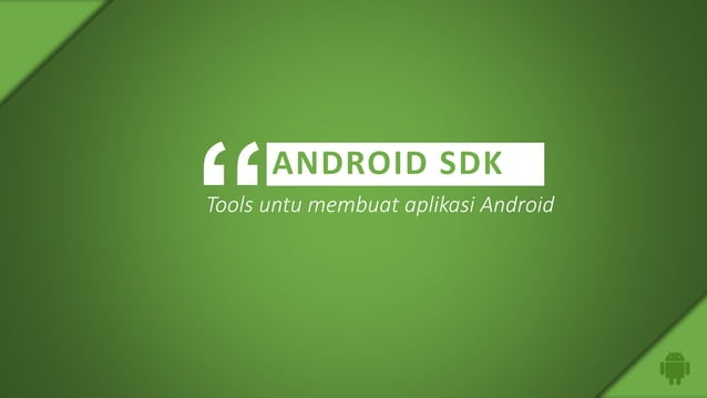 Pemrograman Bergerak (Android) | PPT