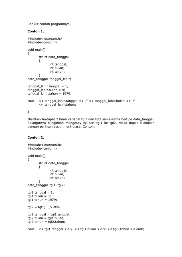 Pemrograman c-wakuadratn | PDF