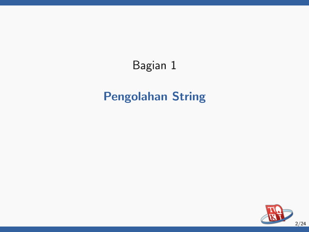 CPP Pendalaman String | PPT