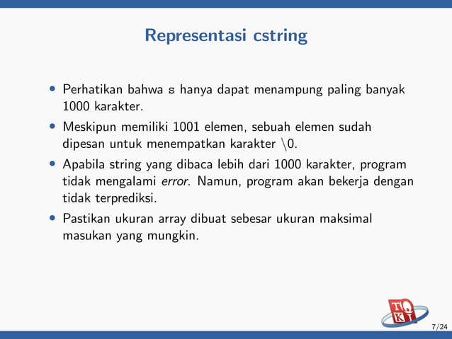CPP Pendalaman String | PPT