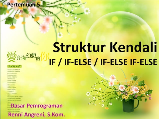 Pemrograman algoritma (IF,else) | PDF