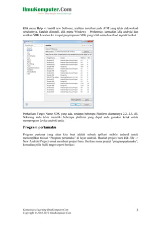 Pemrograman android | PDF