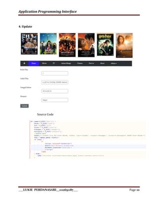 Laporan Pemrograman API XML dengan PHP-MySQL (Lukie Perdanasari - 1110651187) | PDF