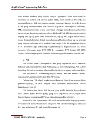 Laporan Pemrograman API XML dengan PHP-MySQL (Lukie Perdanasari ...