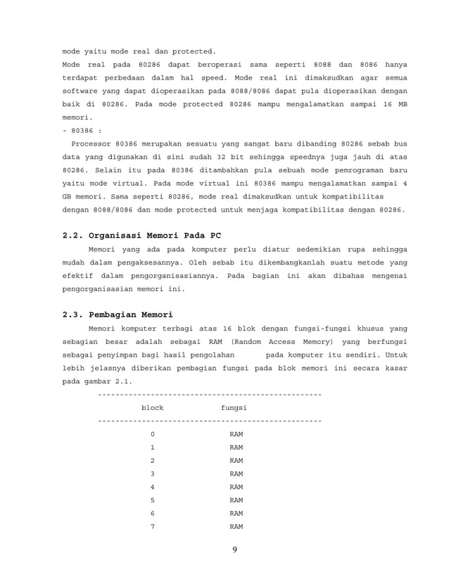 Modul Pemrograman Bahasa Assembly | PDF