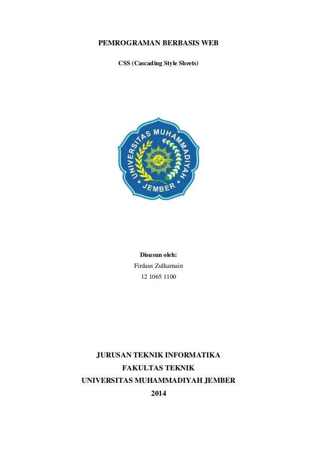 Membuat Web Sederhana Dengan Css Cascading Style Sheets