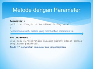 Pemrograman berorientasi objek | PPT