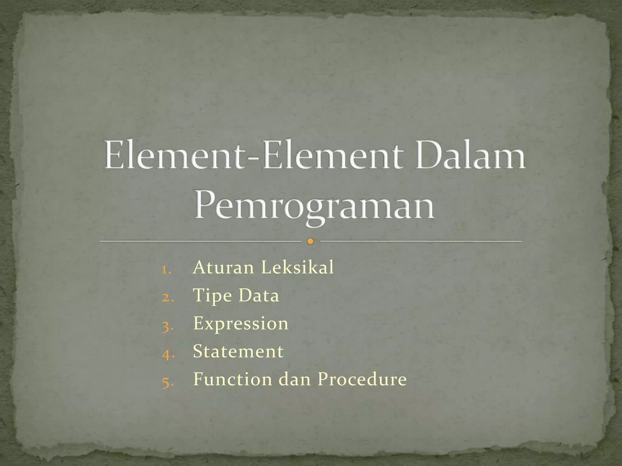Bahasa Pemrograman C++ | PPTX