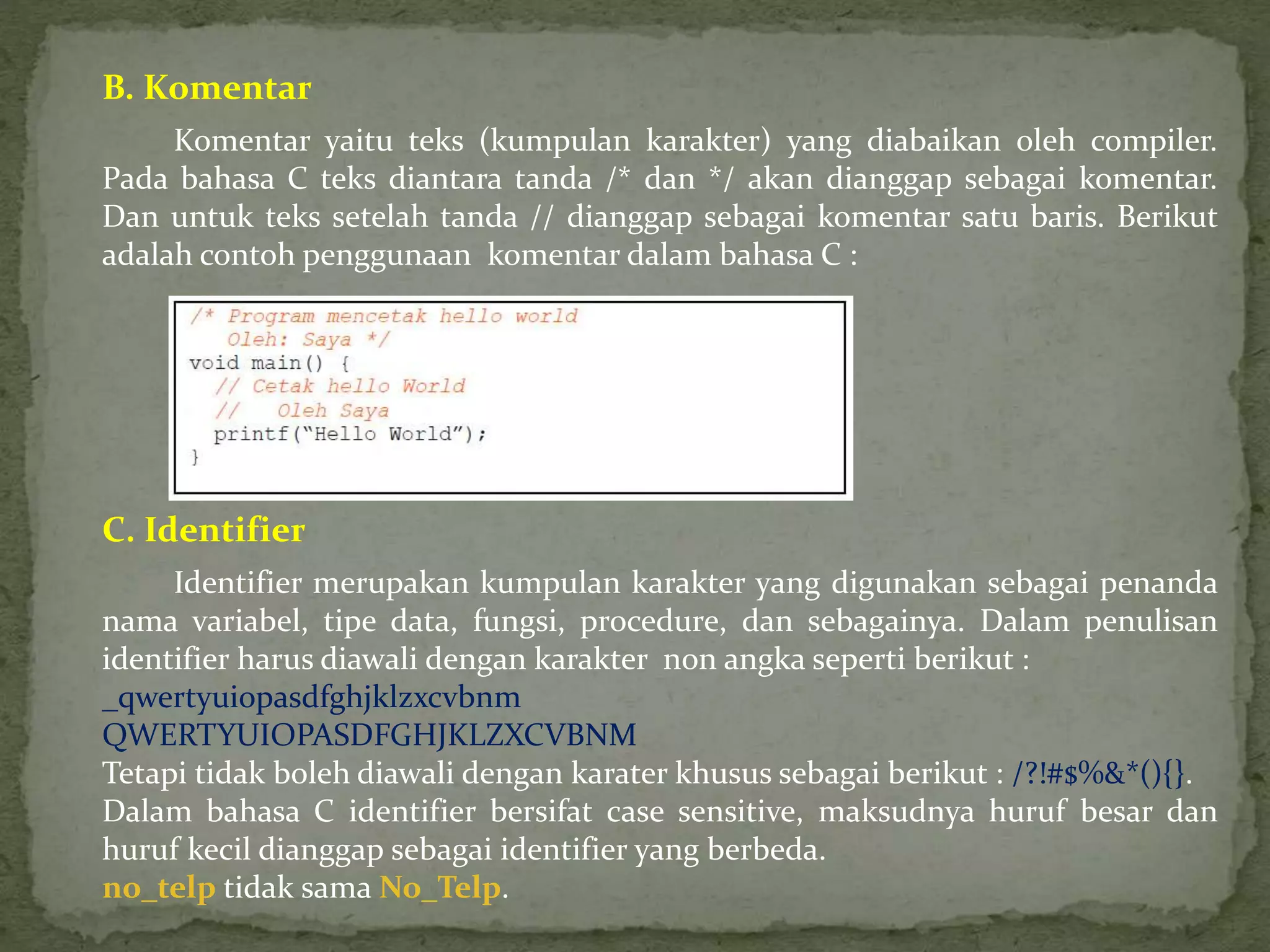 Bahasa Pemrograman C++ | PPTX
