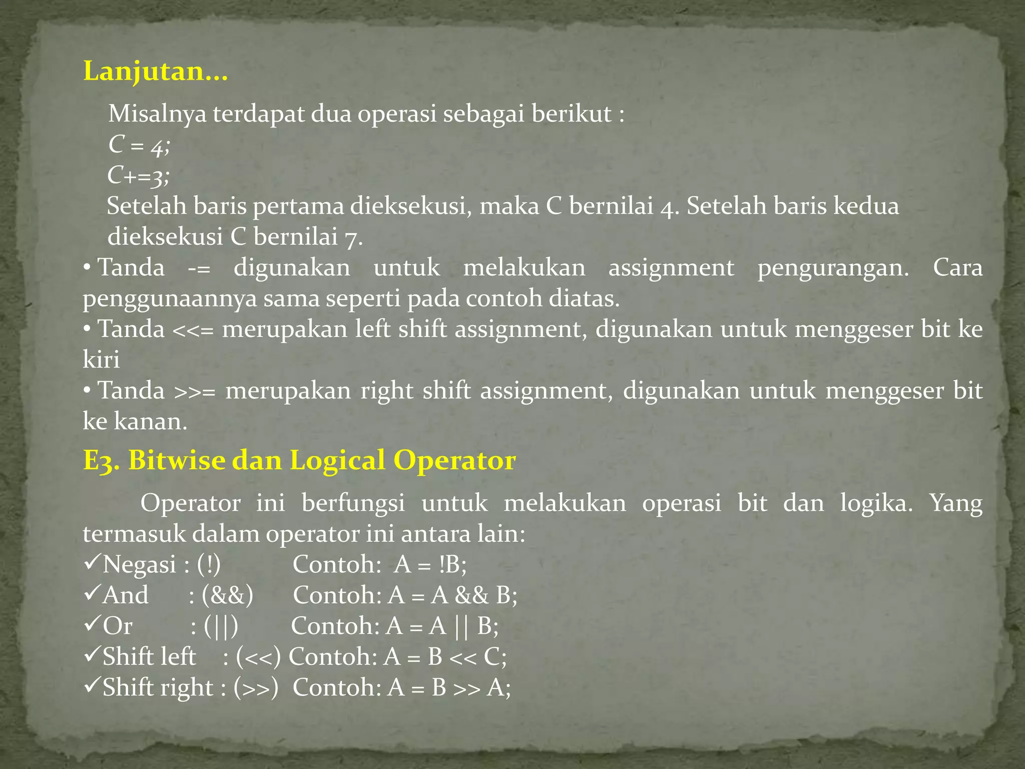 Bahasa Pemrograman C++ | PPTX