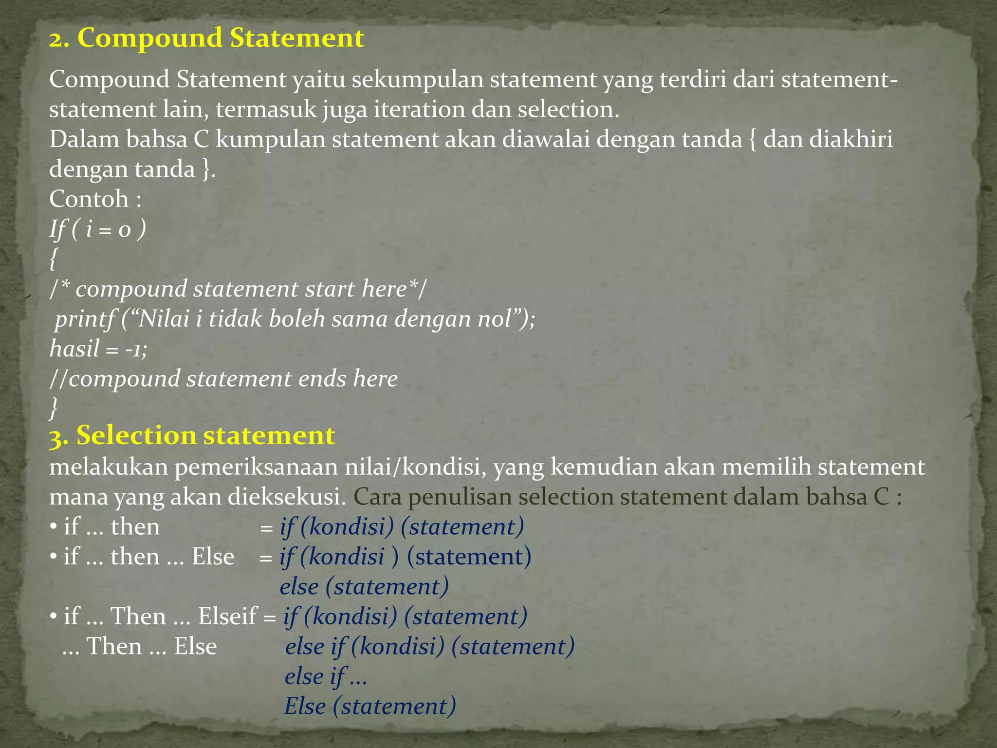 Bahasa Pemrograman C++ | PPTX