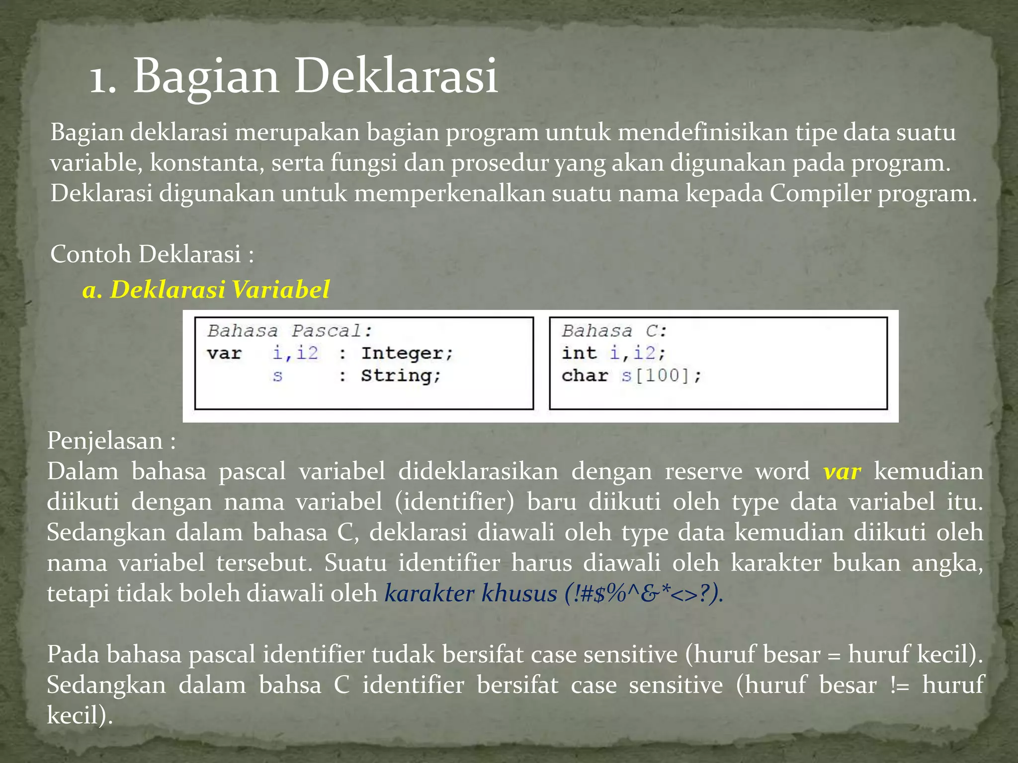 Bahasa Pemrograman C++ | PPTX