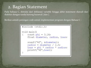 Bahasa Pemrograman C++ | PPTX