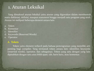 Bahasa Pemrograman C++ | PPTX