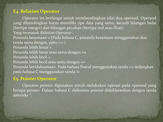 Bahasa Pemrograman C++ | PPTX