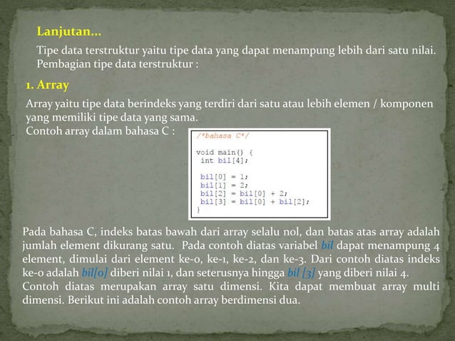 Bahasa Pemrograman C++ | PPTX