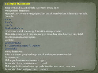 Bahasa Pemrograman C++ | PPTX