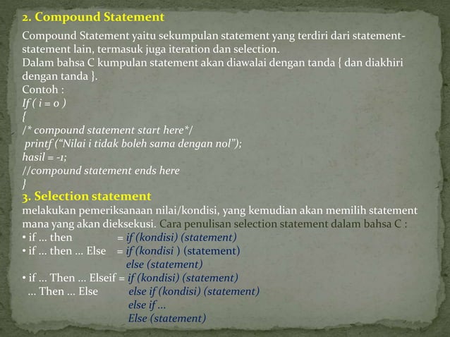 Bahasa Pemrograman C++ | PPTX