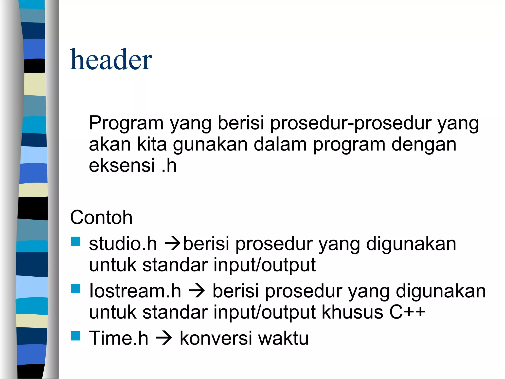 Pemrograman dan bahasa program | PPT