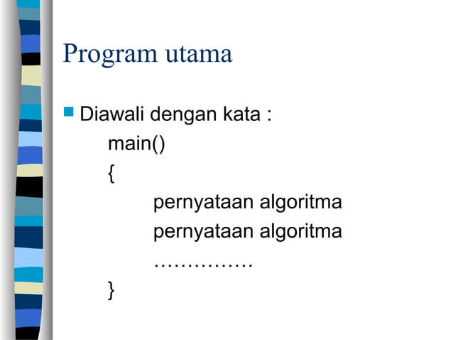 Pemrograman dan bahasa program | PPT