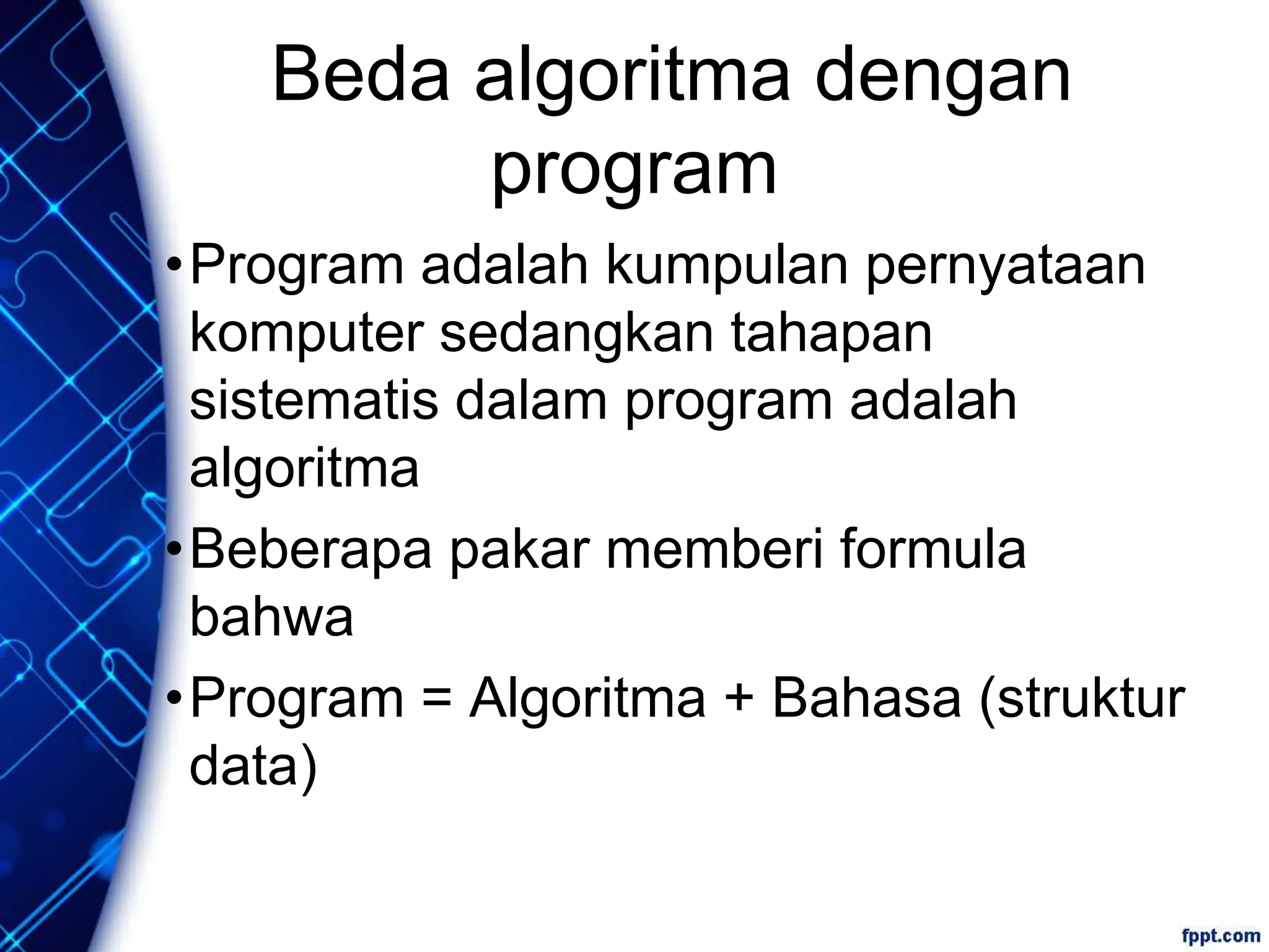 Pemrograman dasar | PPTX