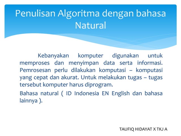 Pemrograman dasar | PPT