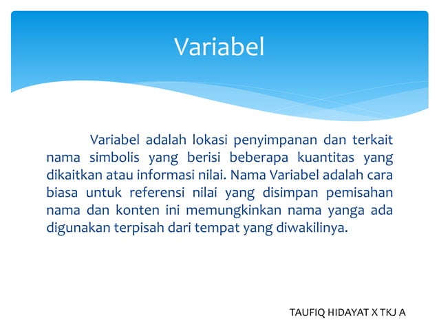 Pemrograman dasar | PPT