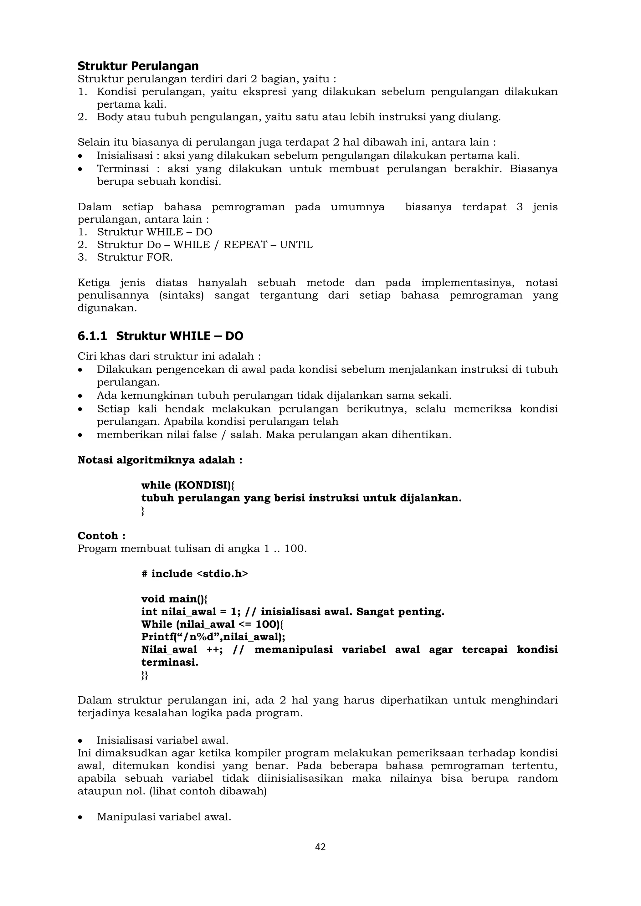 Pemrograman dasar | PDF