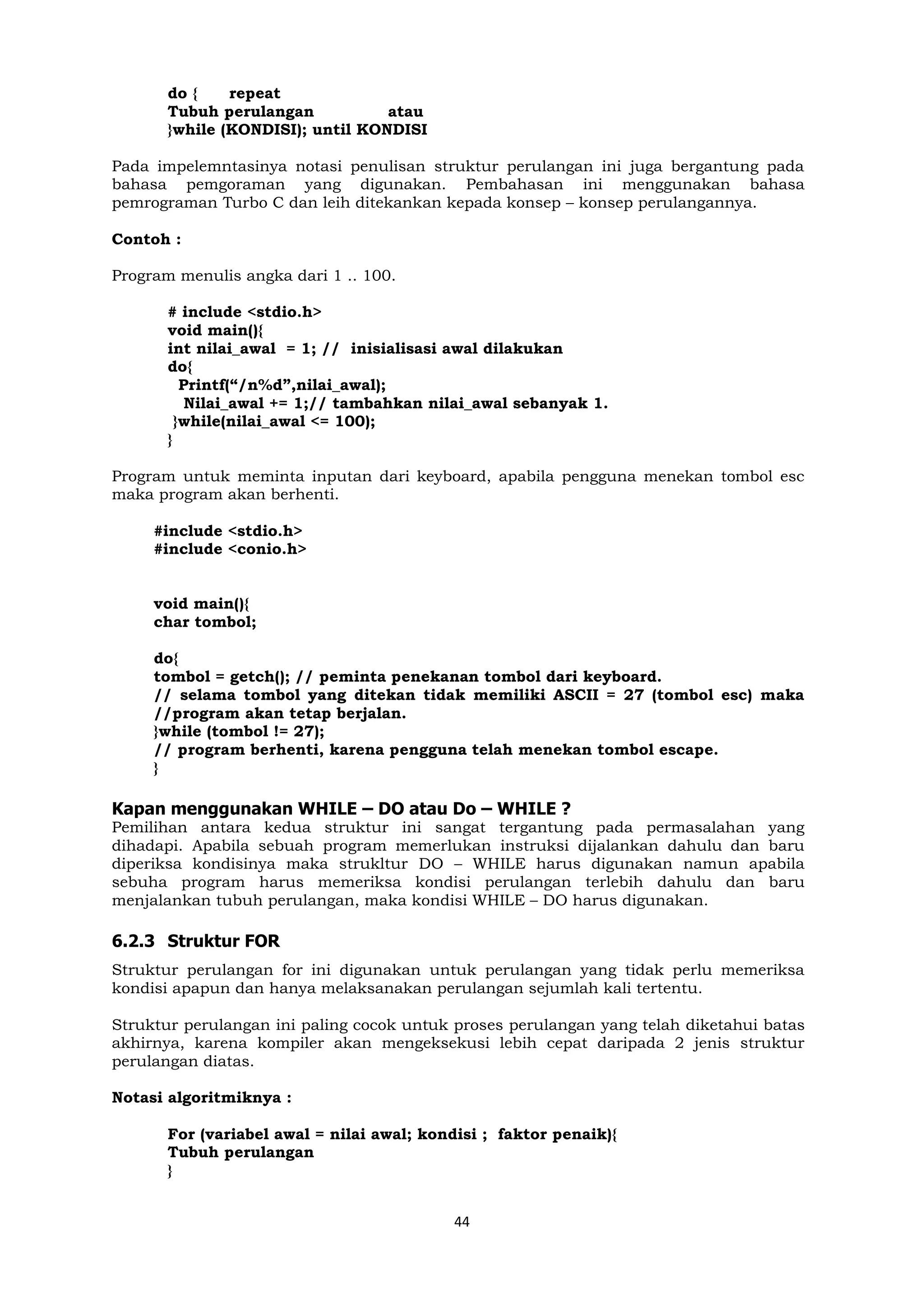 Pemrograman dasar | PDF