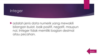 materi pemrograman untuk smp/mats kelas 8 | PPTX