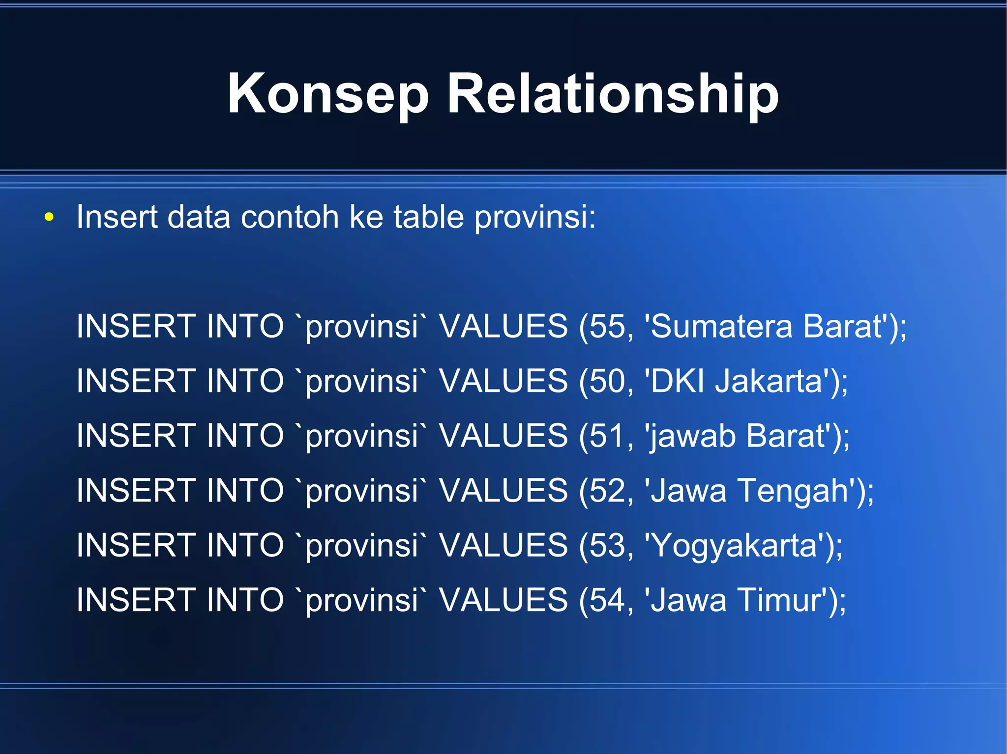 Pemrograman database i ddl 2 | PDF