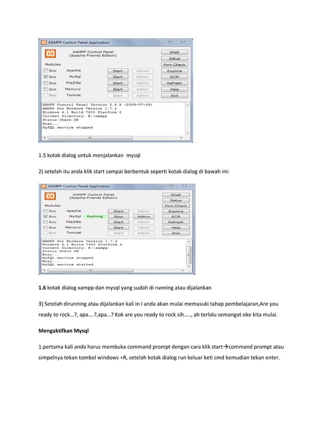 Pemrograman database my sql part 1 | PDF
