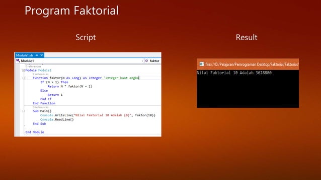 Pemrograman desktop | PPT