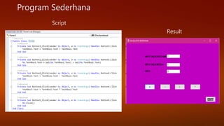 Pemrograman desktop | PPTX