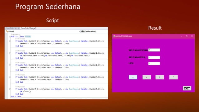 Pemrograman desktop | PPT