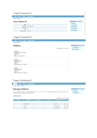 Pemrograman framework | PDF
