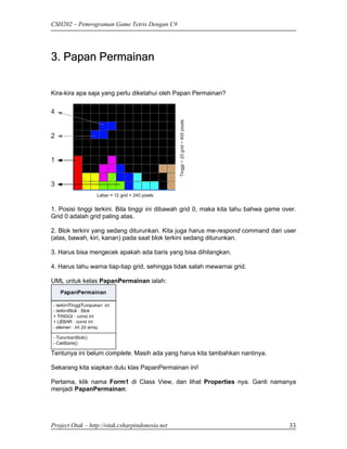 Pemrograman game tetris C# | PDF