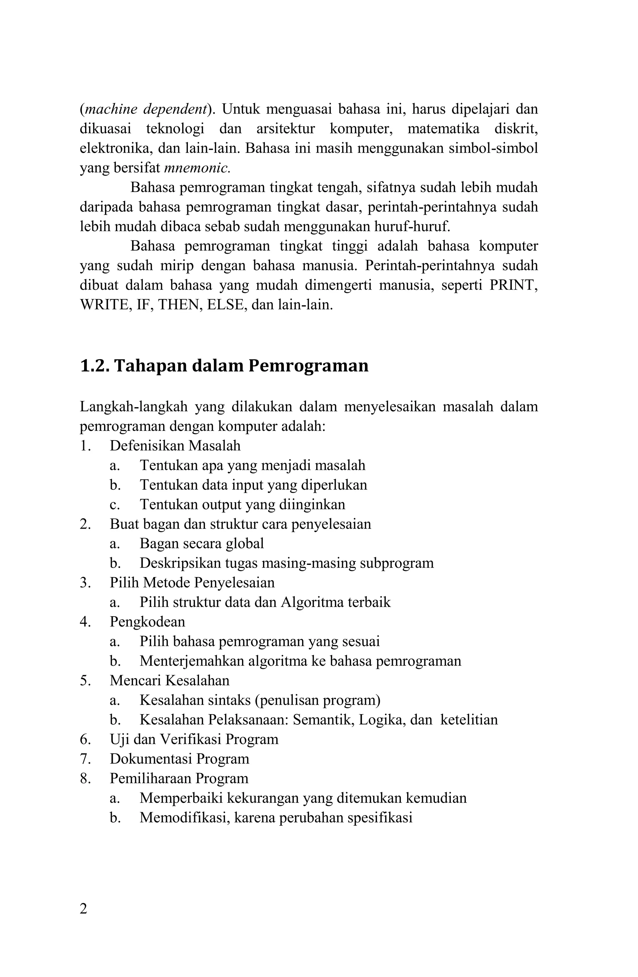 Pemrograman komputer | PDF