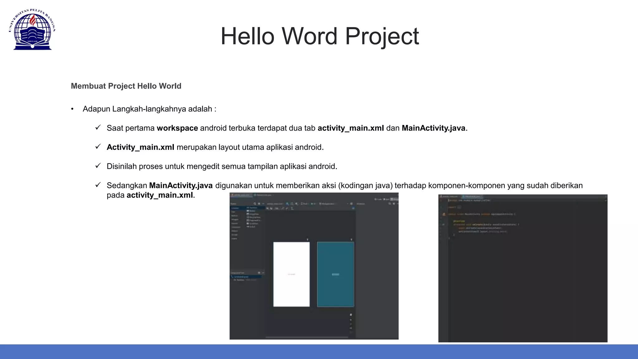 Pemrograman Mobile 1 - 3. Membuat Project Android.pptx